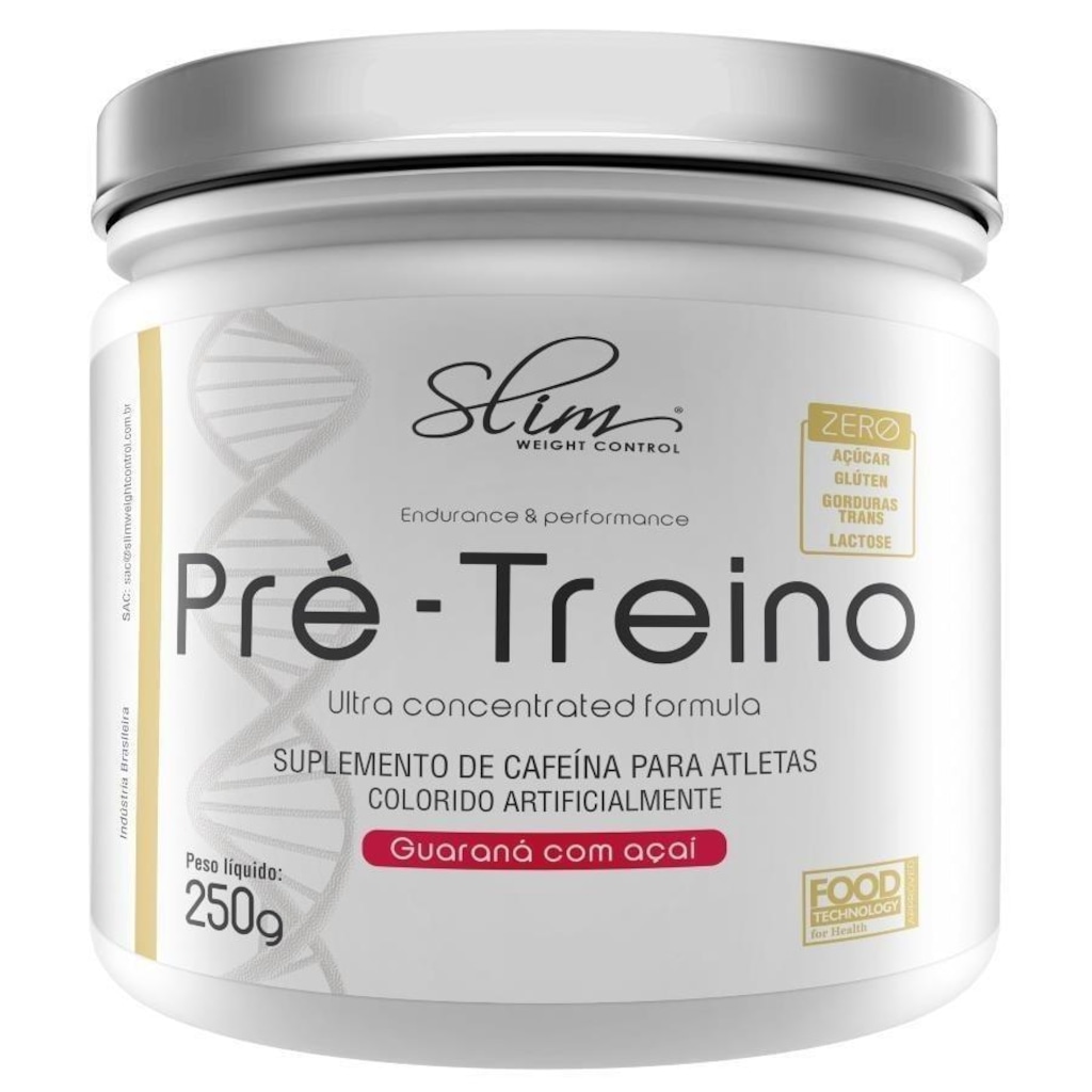 Pré-treino Slim Weight Control Açaí com Guaraná - 250g | Centauro