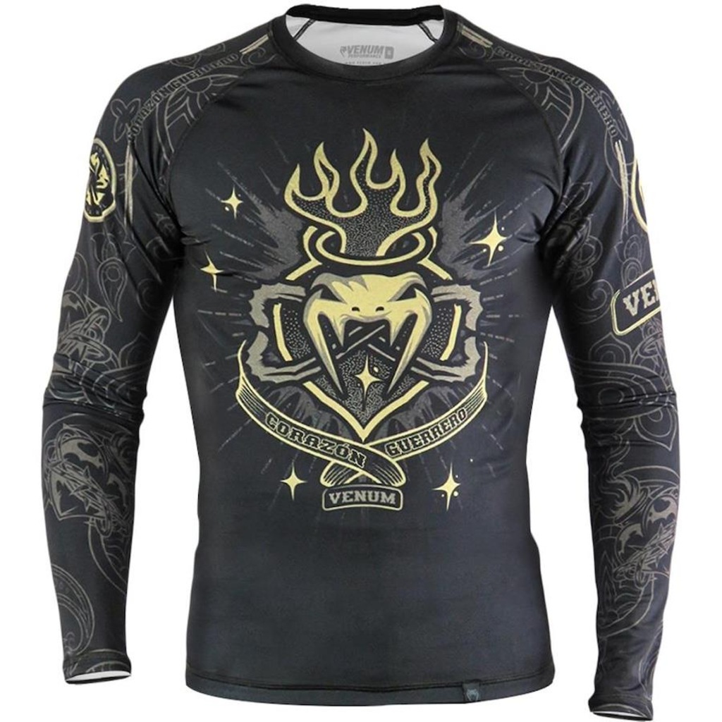 Rash Guard Venum Tattoo Dark - Masculino | Centauro