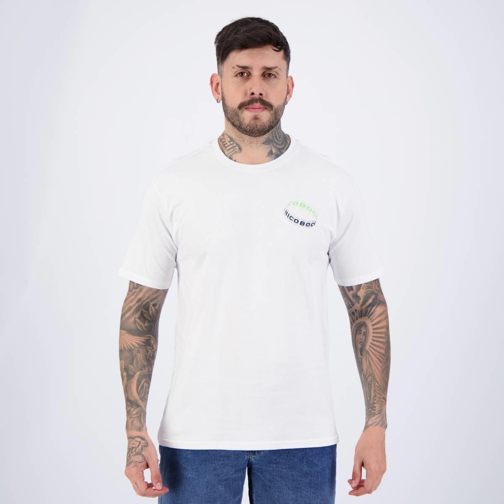 Camiseta Nicoboco Hideki Branca | Centauro