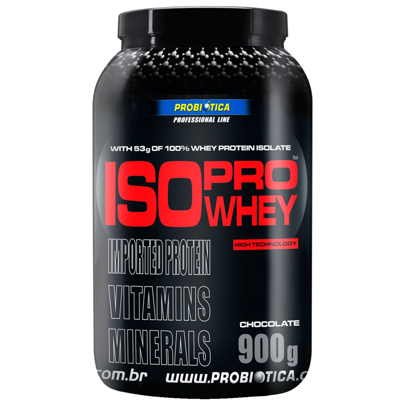 Whey Protein Isolado Probiótica Pro Whey - Chocolate - 900g | Centauro