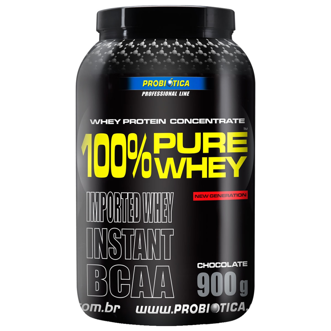 Whey Protein Probiótica 100% Pure Whey - Chocolate - 900g | Centauro