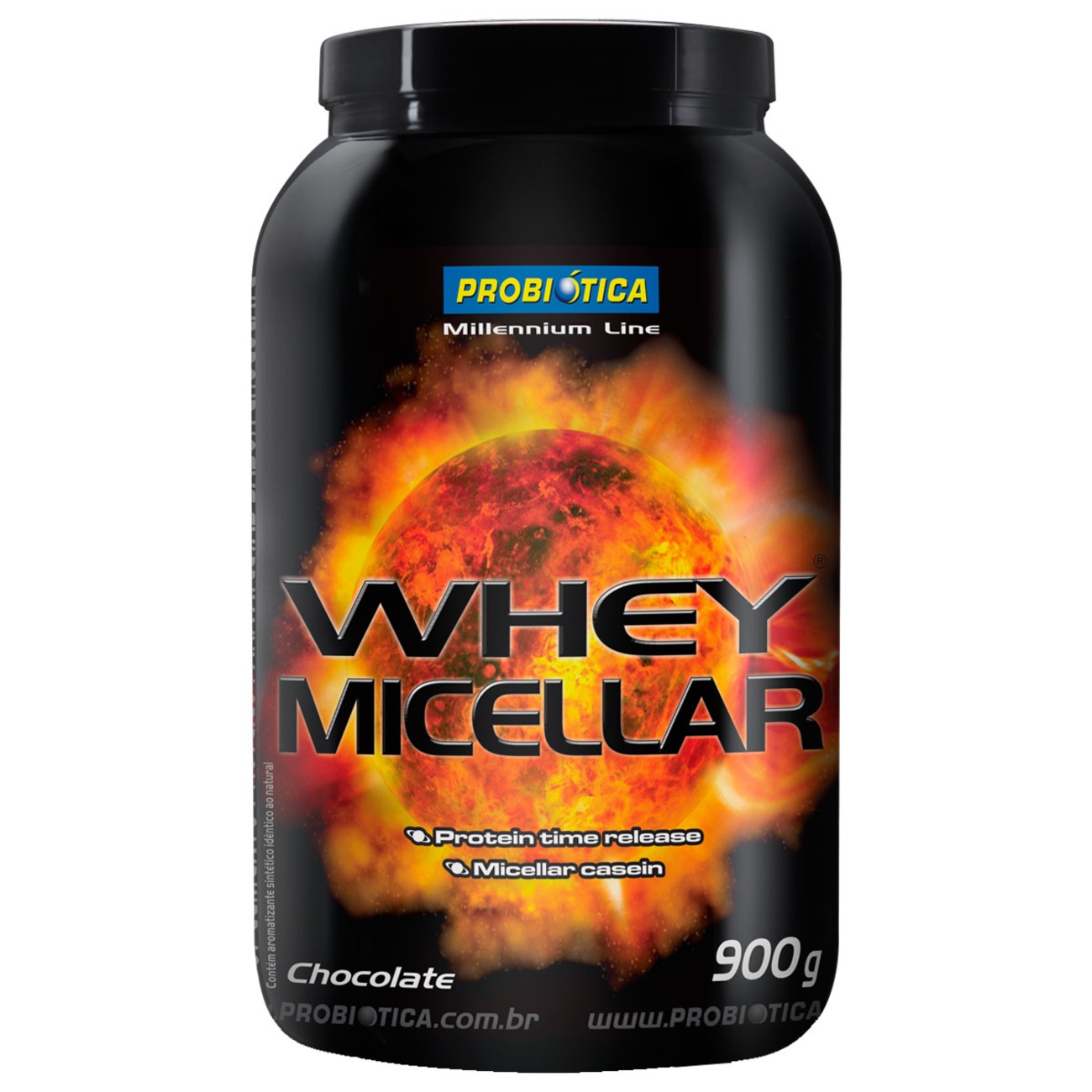 Whey Protein Probiotica Micellar - 900g - Sabor Chocolate | Centauro