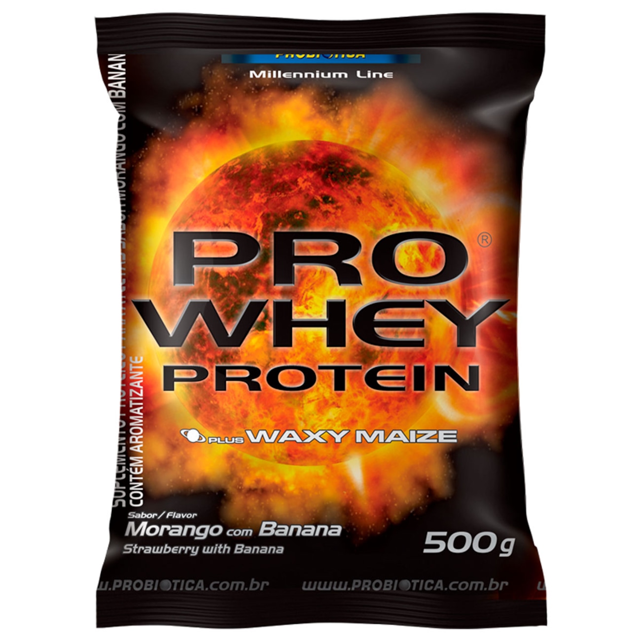 Whey Protein Probiótica Pro Whey - Morango com Banana - 500g | Centauro
