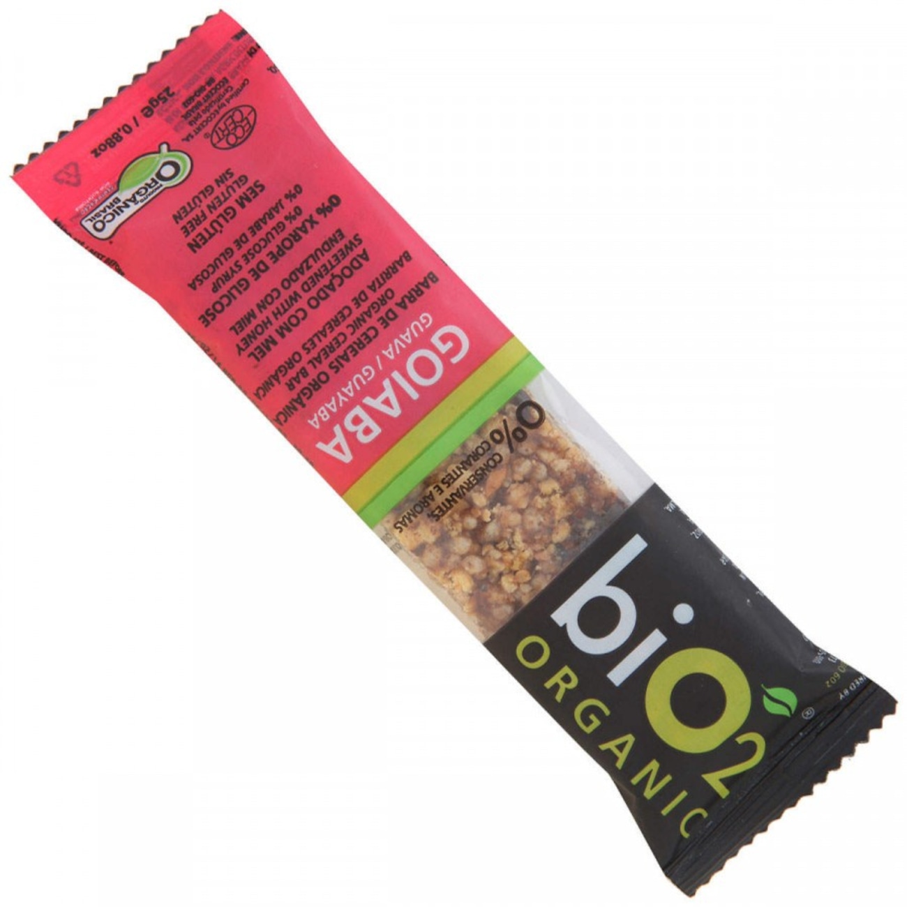 Barra de Cereal Orgânica - 25 g - Sabor Goiaba - biO2 | Centauro