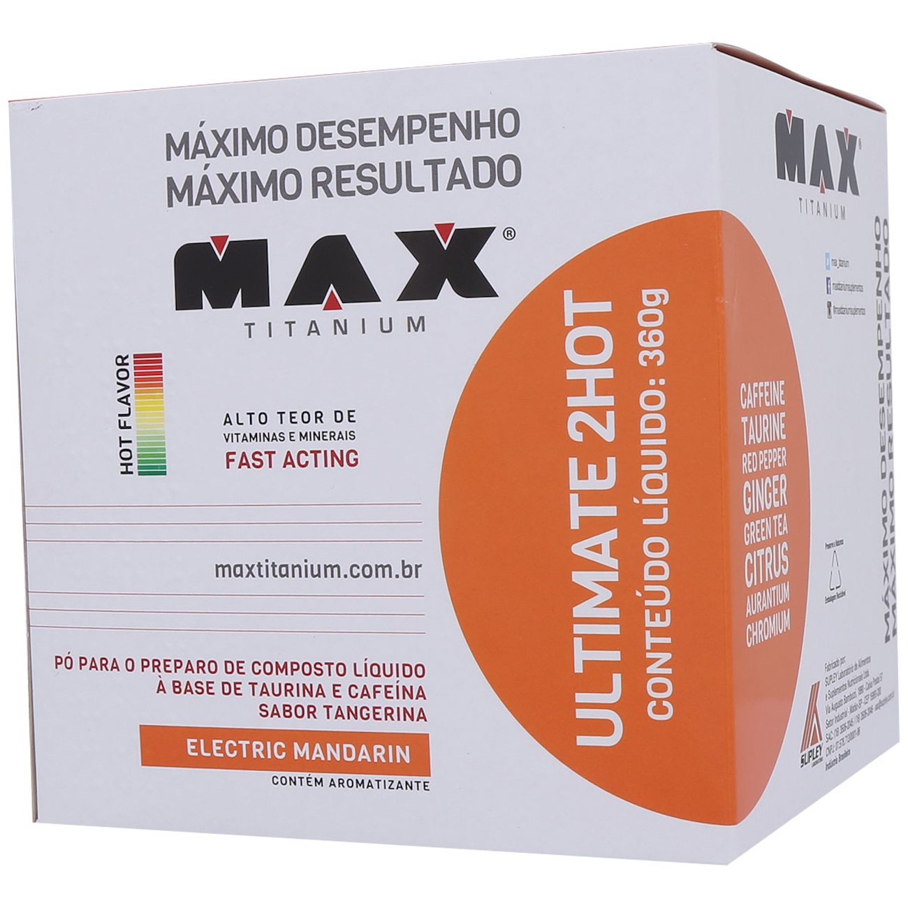 2Hot 360G - Electric Mandarin - Max Titanium | Centauro