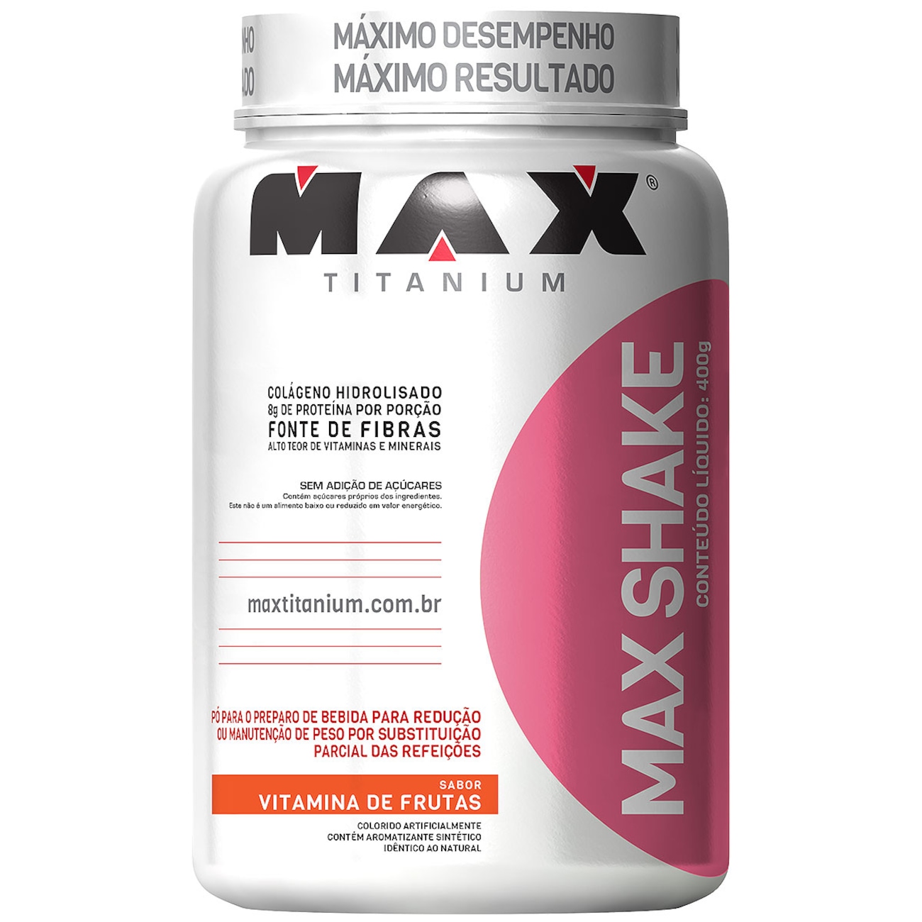 Max Shake Max Titanium - Vitamina de Frutas - 400g | Centauro