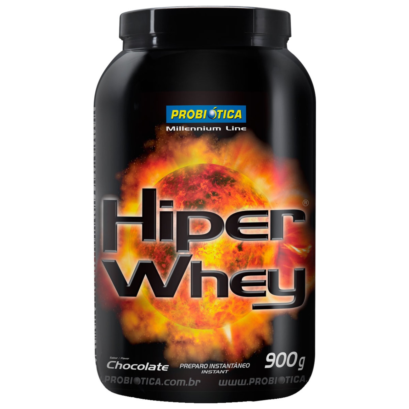 Whey Protein Probiótica Hiper Whey - Chocolate - 900g | Centauro