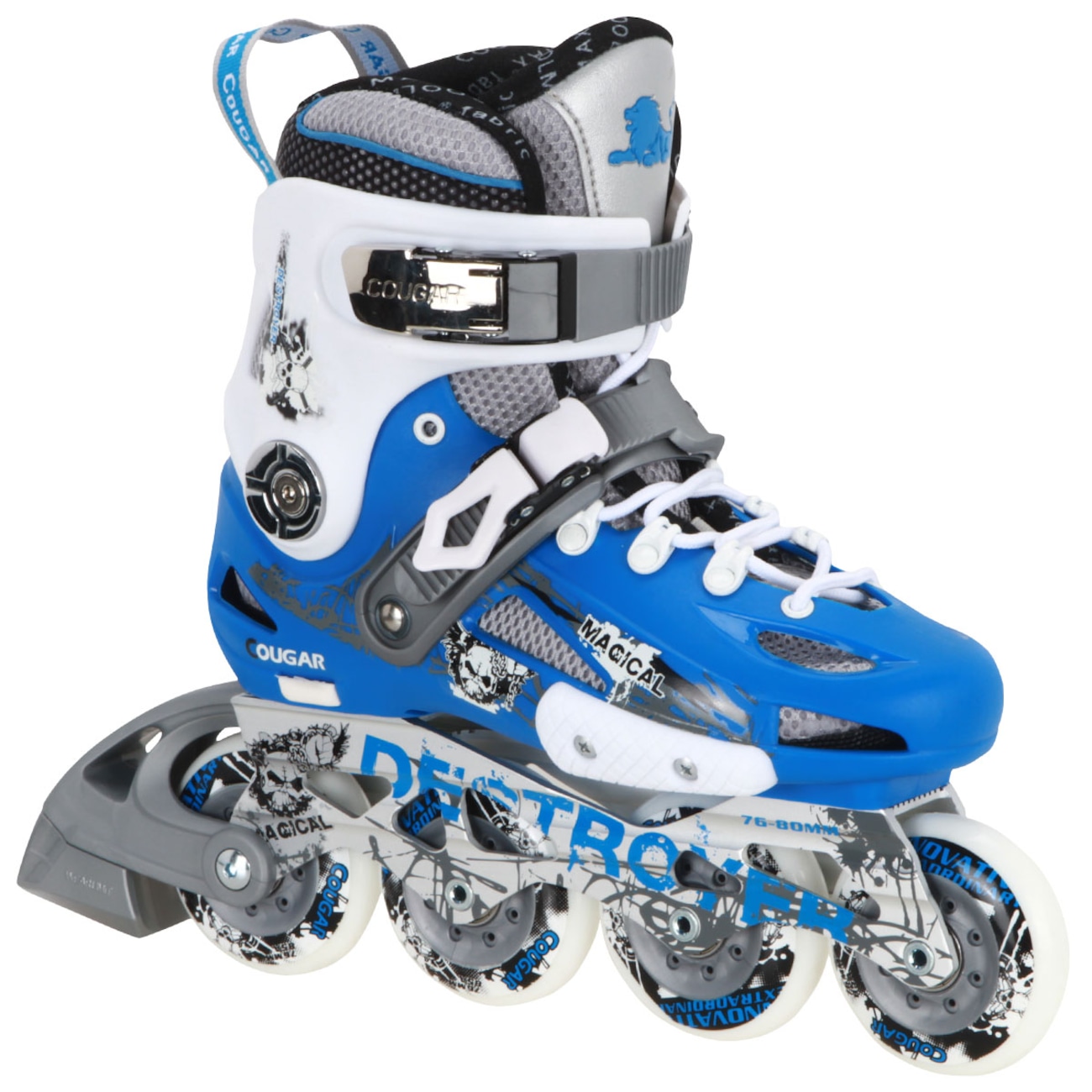 Patins Oxer Cougar MZS507 - In Line - Fitness - ABEC 9 - Base de ...