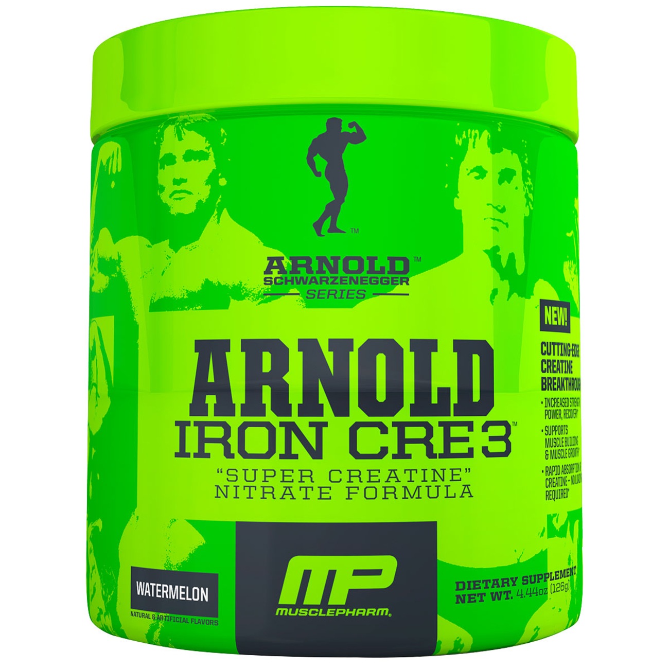 Creatina Muscle Pharm Arnold Iron Cre3 - Melancia - 126g | Centauro