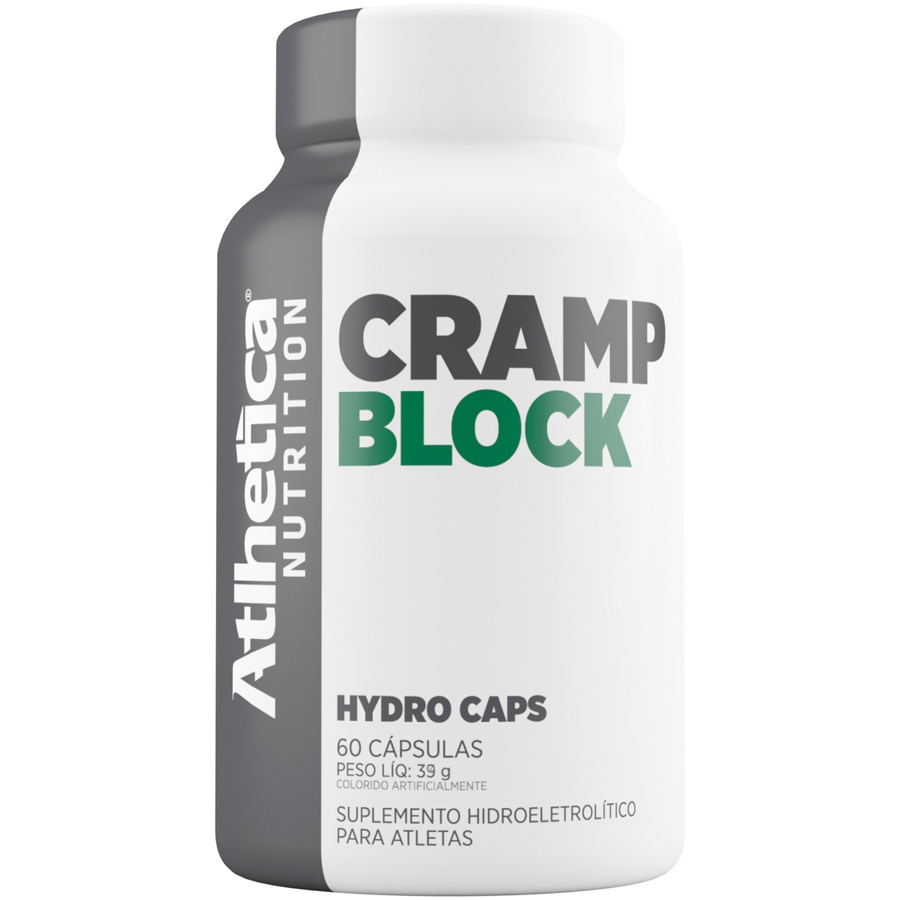 Energético Atlhetica Cramp Block - 60 Cápsulas | Centauro