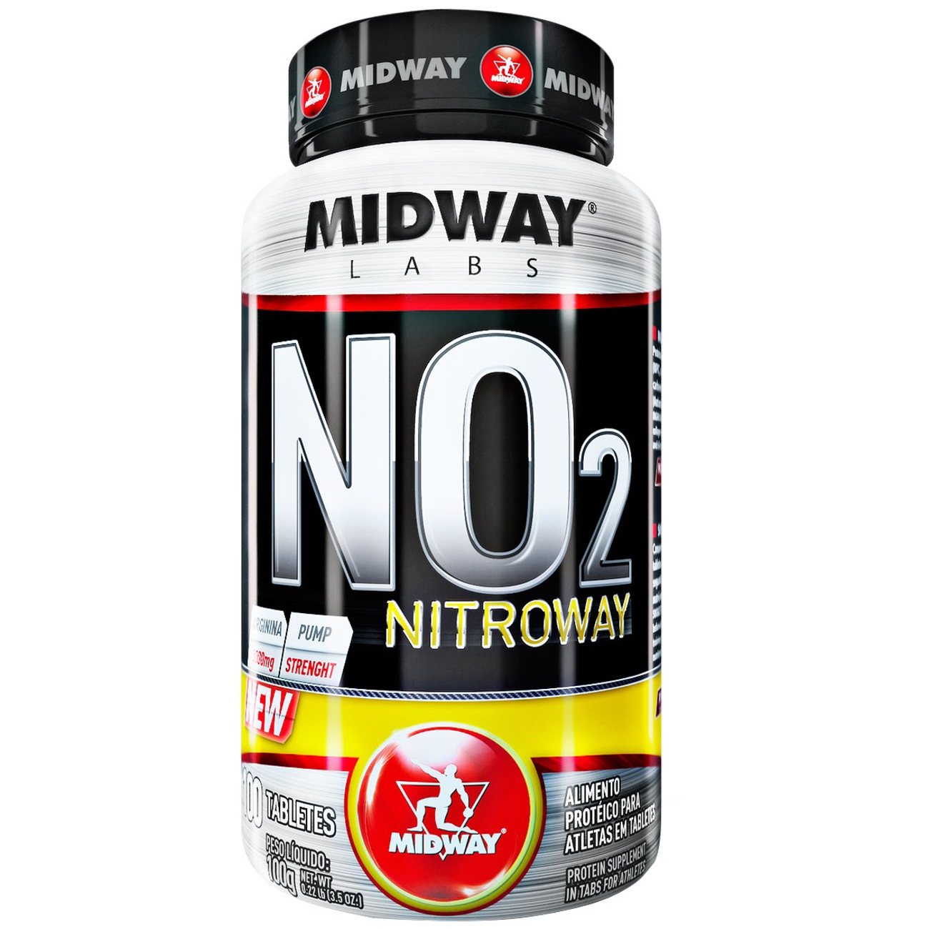 NO2 Midway NO2 Nitroway - 100 Tabletes | Centauro