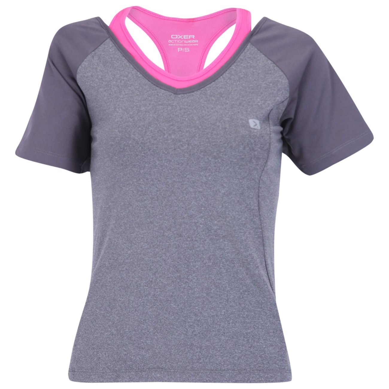 Camiseta Oxer Melange Marmore - Feminina | Centauro