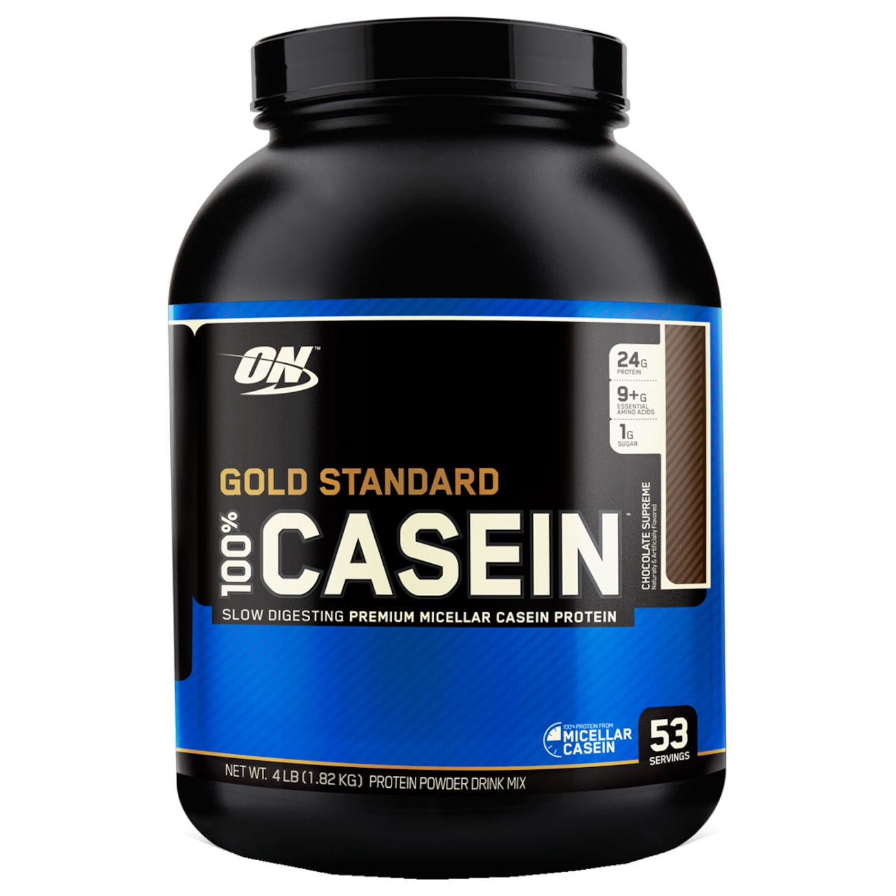 Caseina Optimum Nutrition 100% Casein Protein - Chocolate - 1,82Kg ...