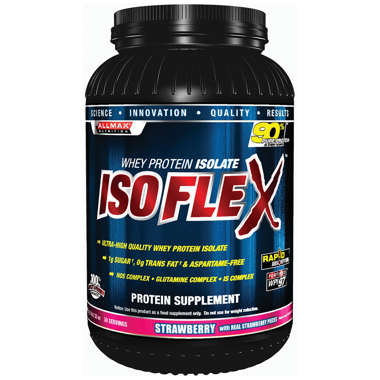 Isoflex - 909 g - Sabor Morango - Allmax Nutrition | Centauro