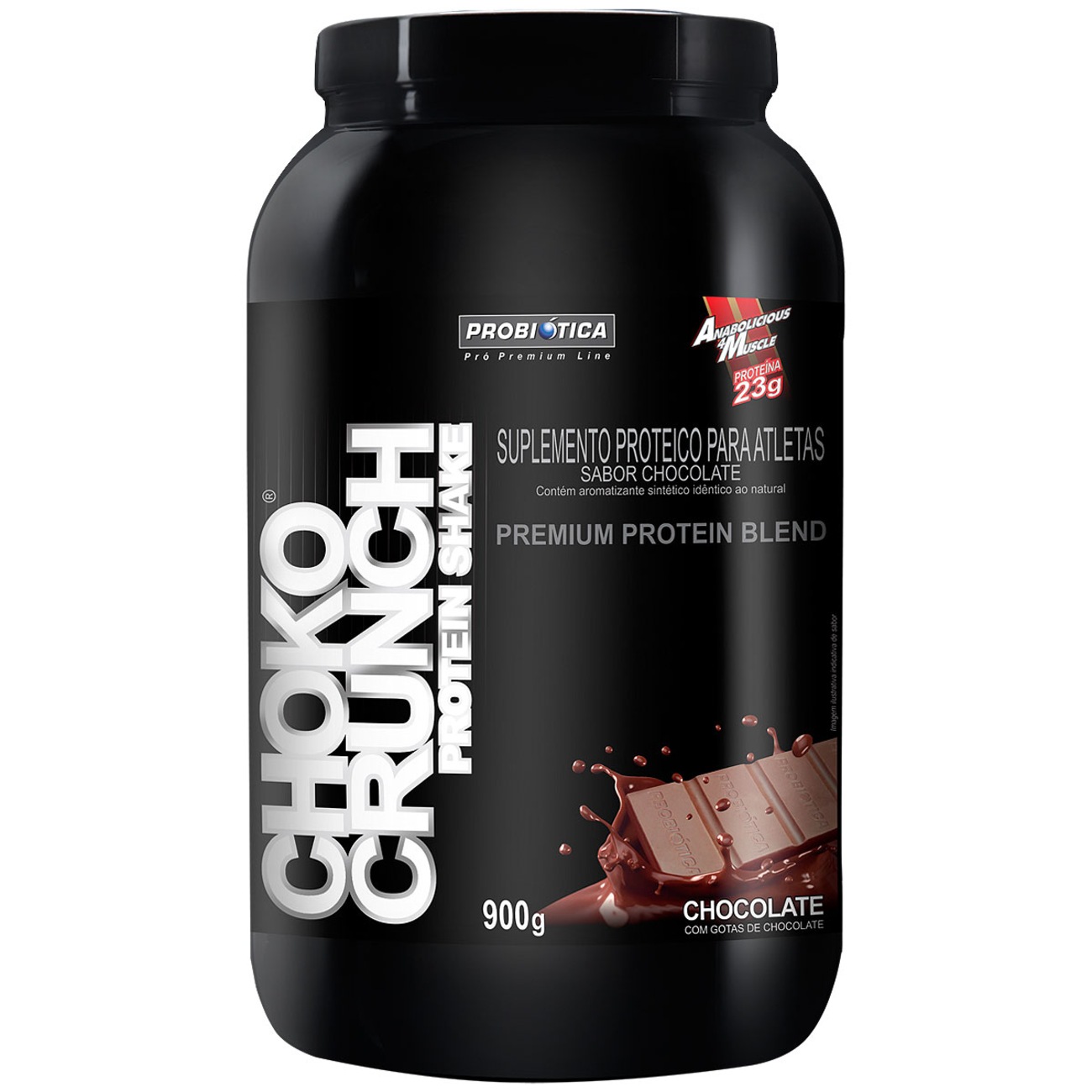 CHOKO CRUNCH PROTEIN® - 900 g – Sabor Chocolate - Probiótica | Centauro