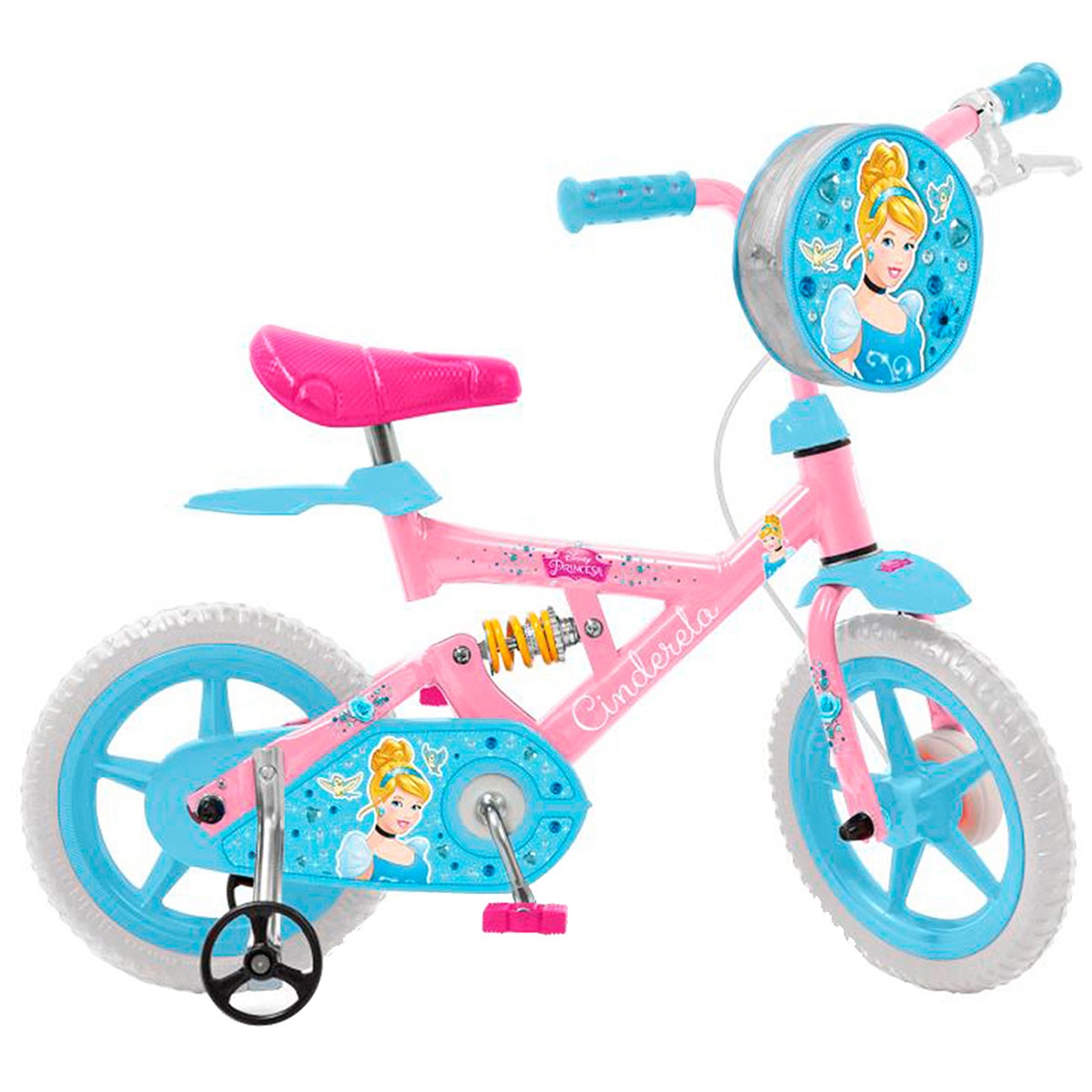 Bicicleta Bandeirante 12 Cinderela Disney - Aro 12 - Feminina ...