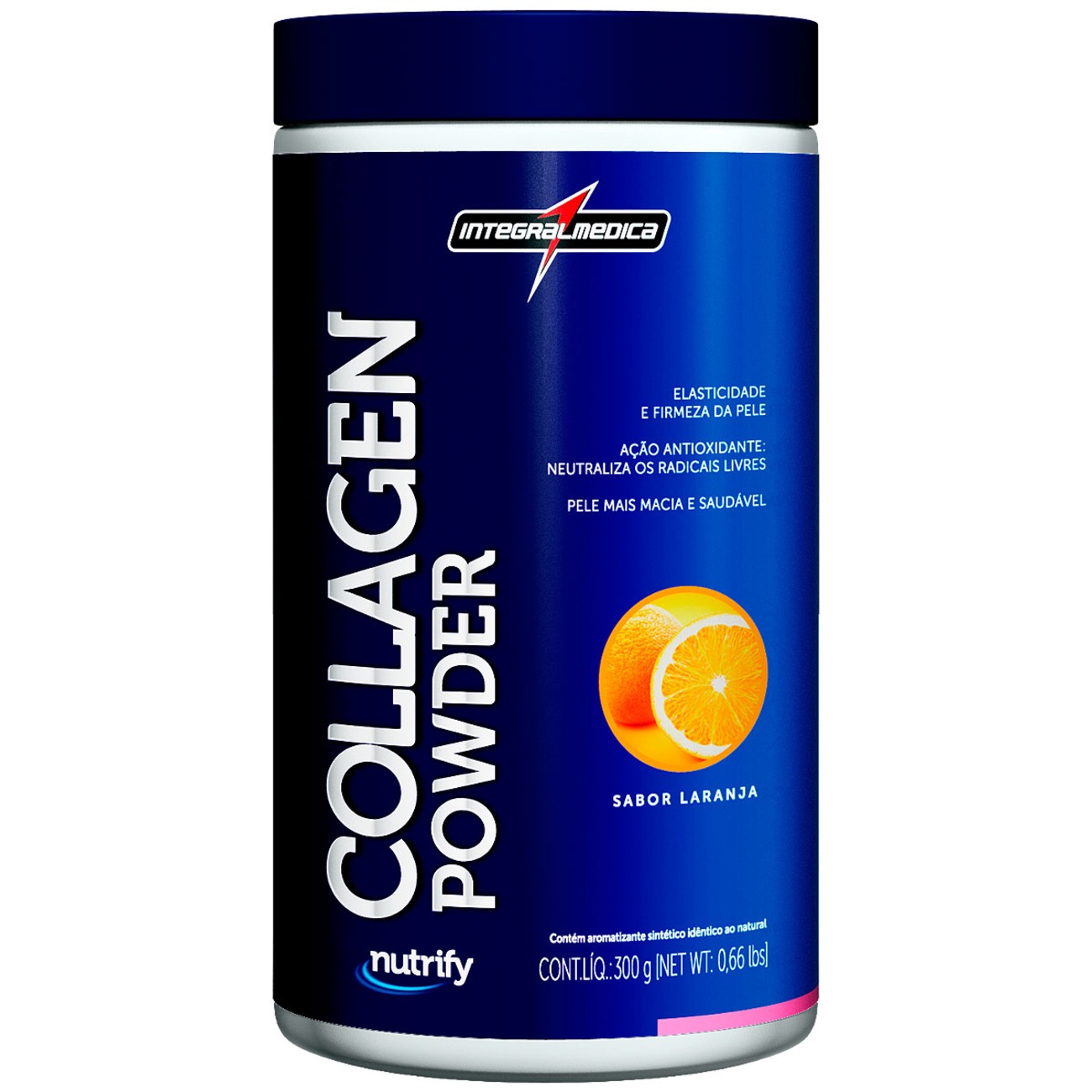Colágeno Integralmédica Collagen Powder - Laranja - 300g | Centauro