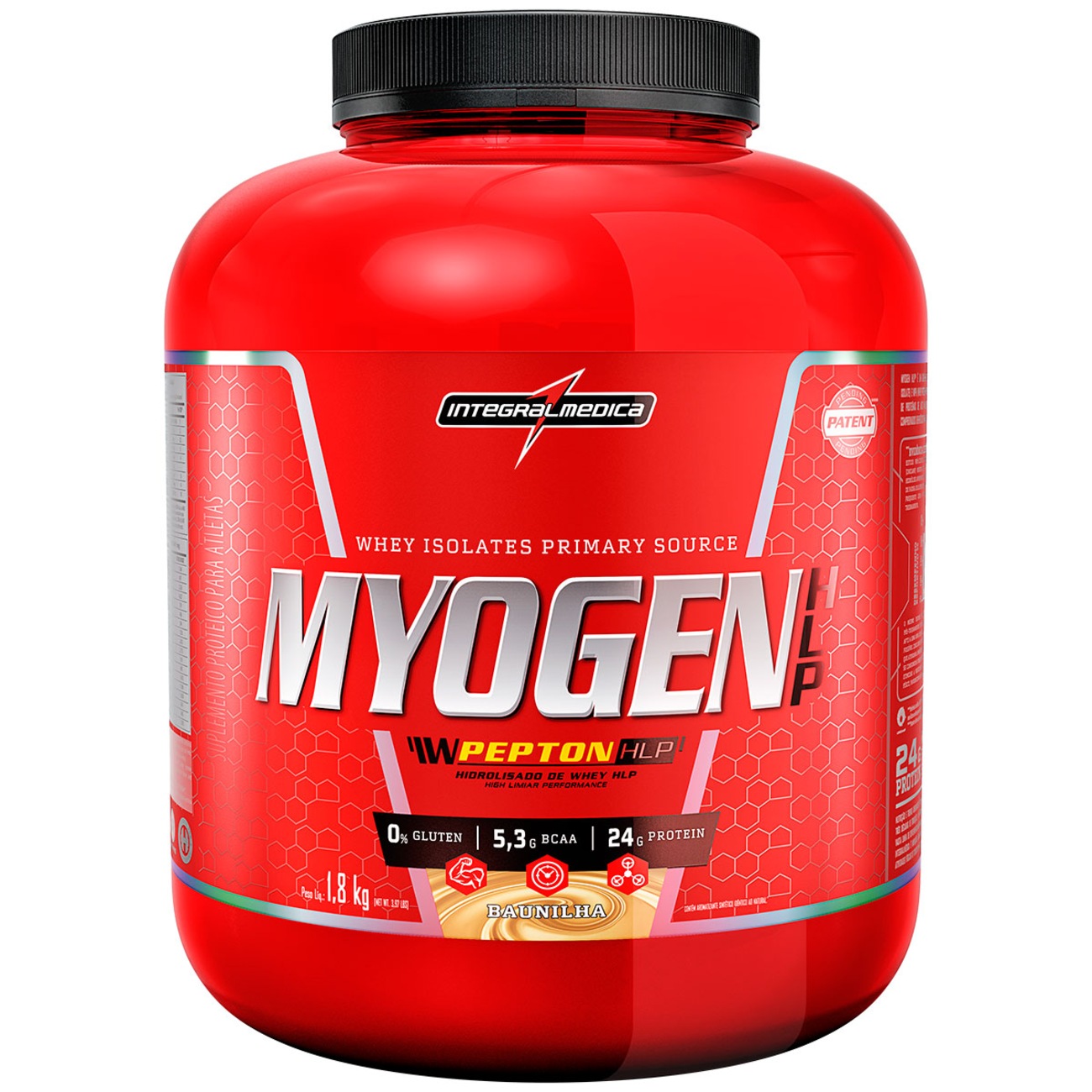 Whey Protein Isolado Integralmédica Myogen HLP - Baunilha - 1,8Kg ...