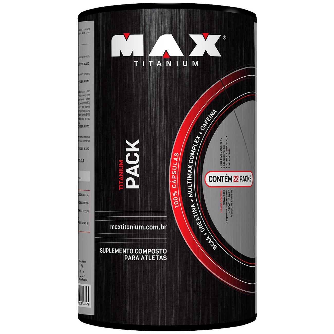 Titanium Pack 22 Sachês - Max Titanium | Centauro