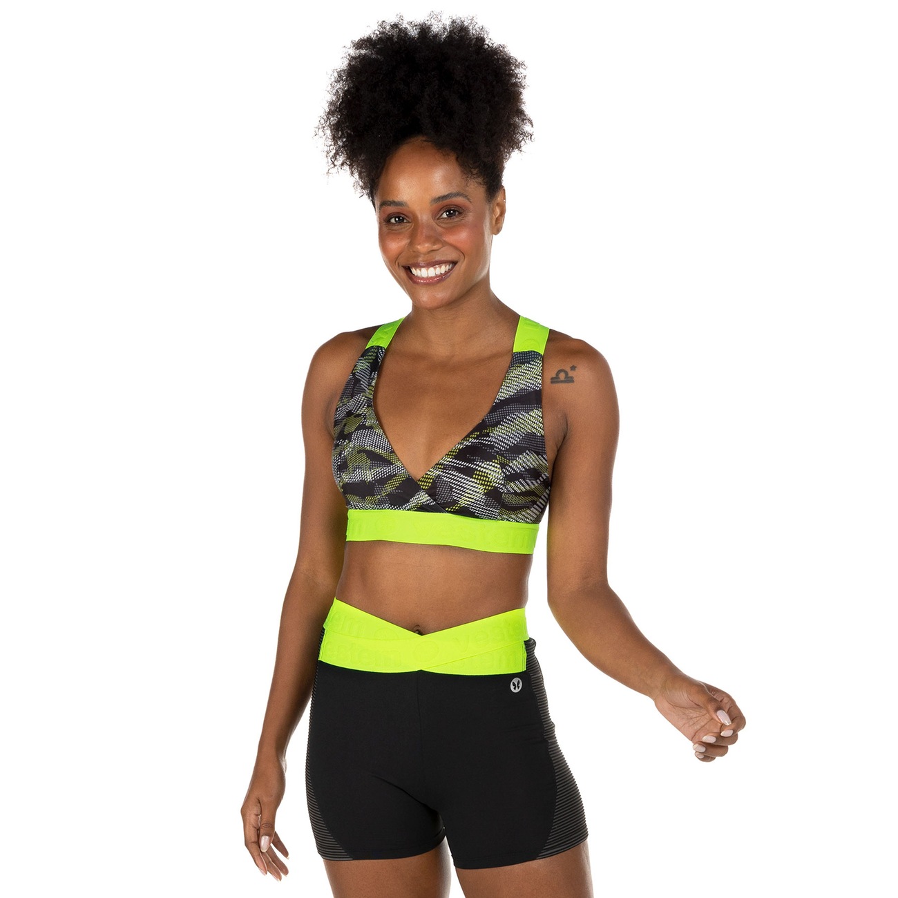 Top Fitness Vestem Camouflage Logo Estampado - Feminino | Centauro Top Fitness Vestem Camouflage Logo Estampado - Feminino | Centauro