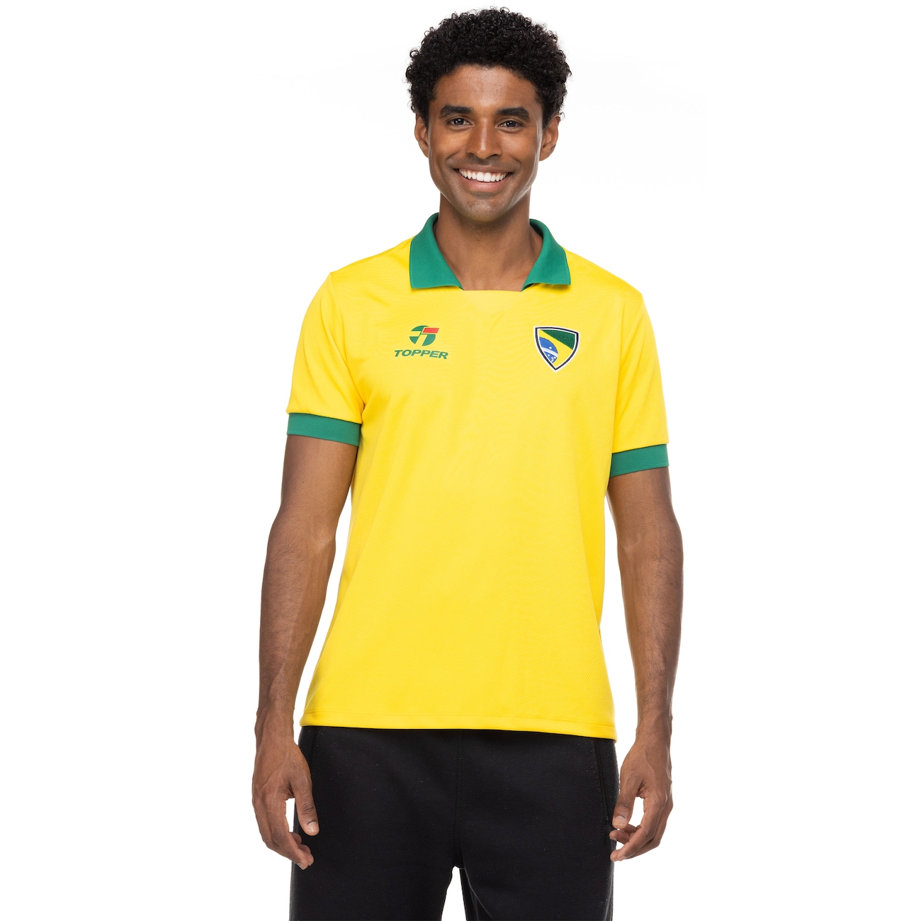 Camiseta Brasil Topper Retrô - Masculina | Centauro