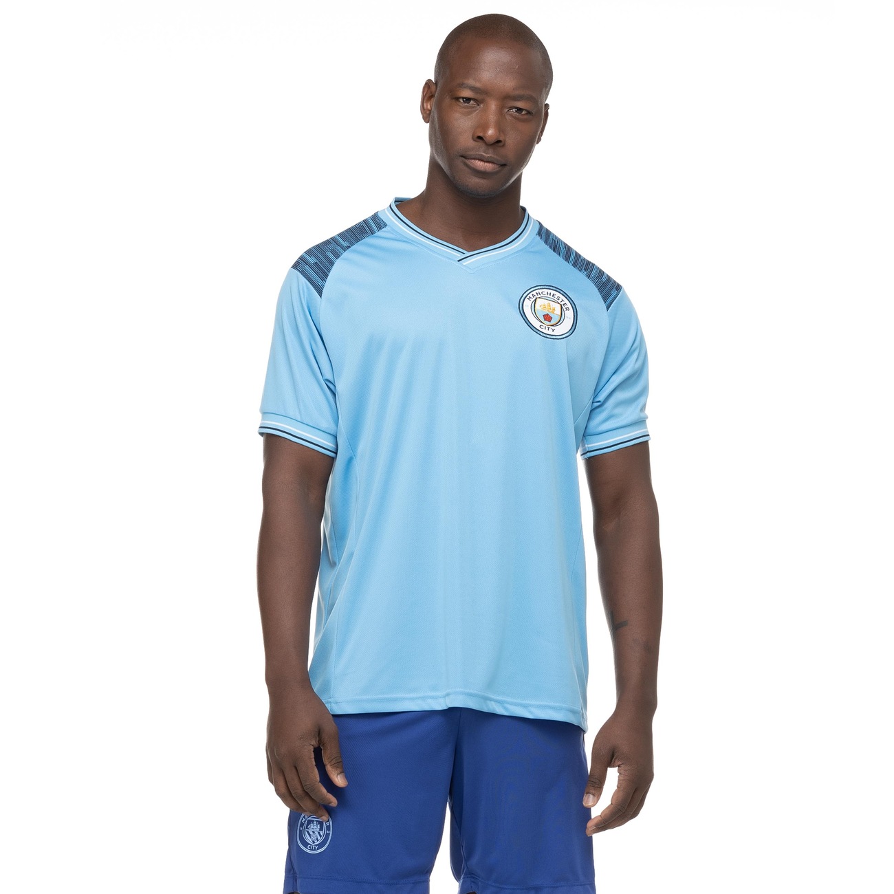 Camiseta Manchester City Masculina XPS Sports Recortes em Promoção ...