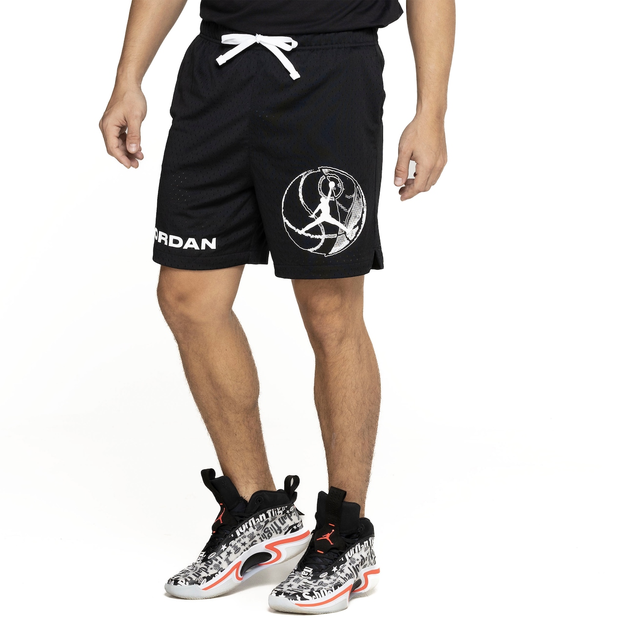 Bermuda Jordan Nike Masculina Dri-Fit Sprt BC HBR Mesh | Centauro