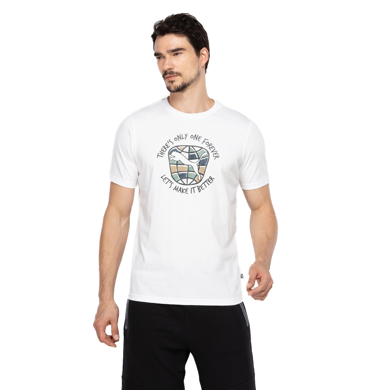 Camiseta Masculina Puma Graphics Forever Better | Centauro