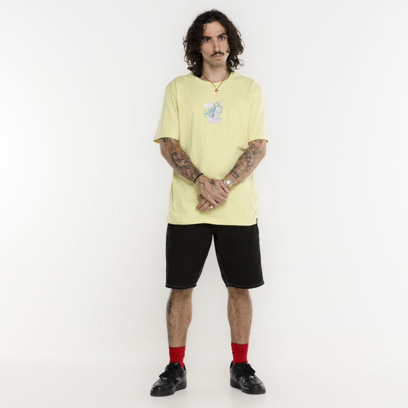 Camiseta HUF Manga Curta Mo SS | Centauro