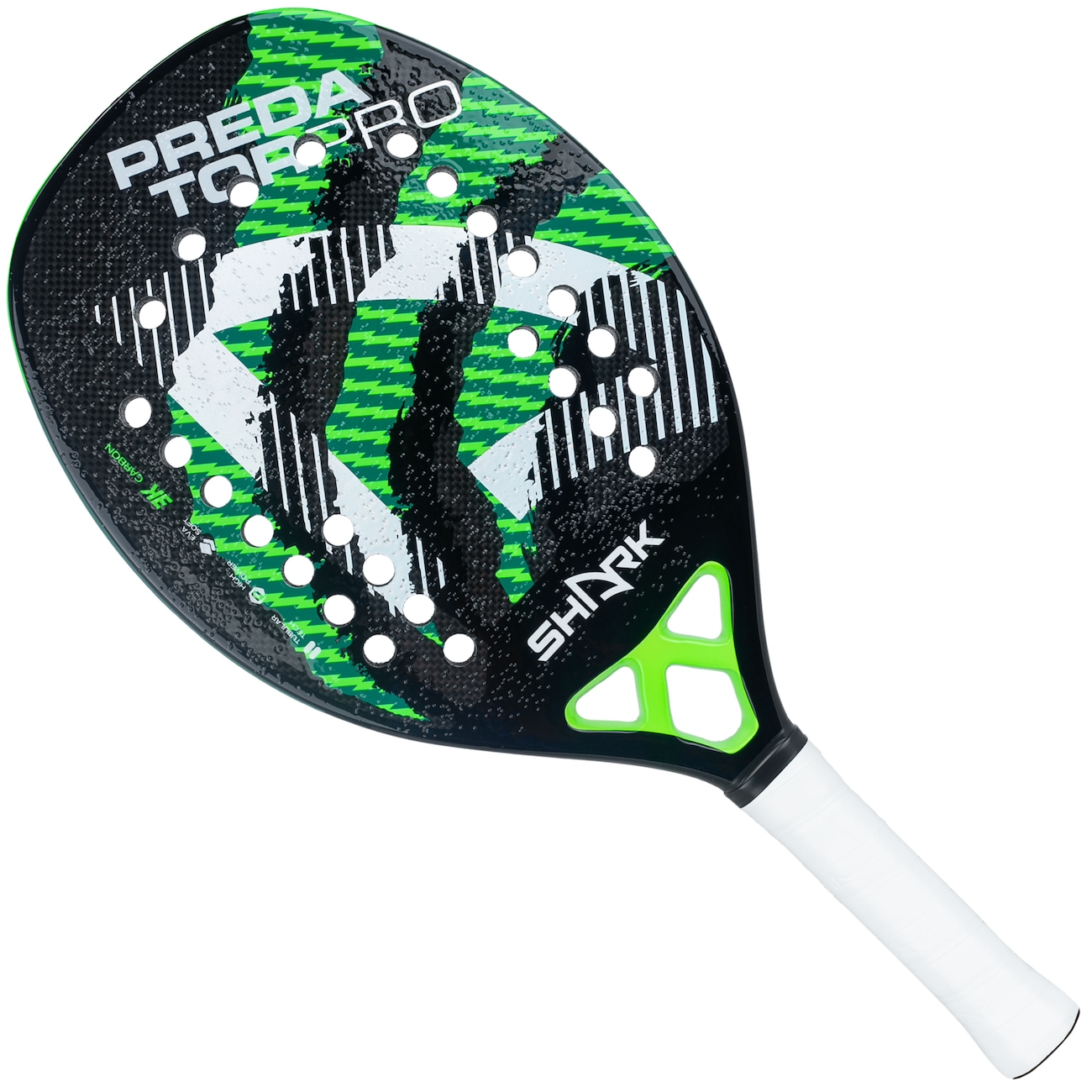 Raquete de Beach Tennis Shark Predator 22mm 2024 | Centauro