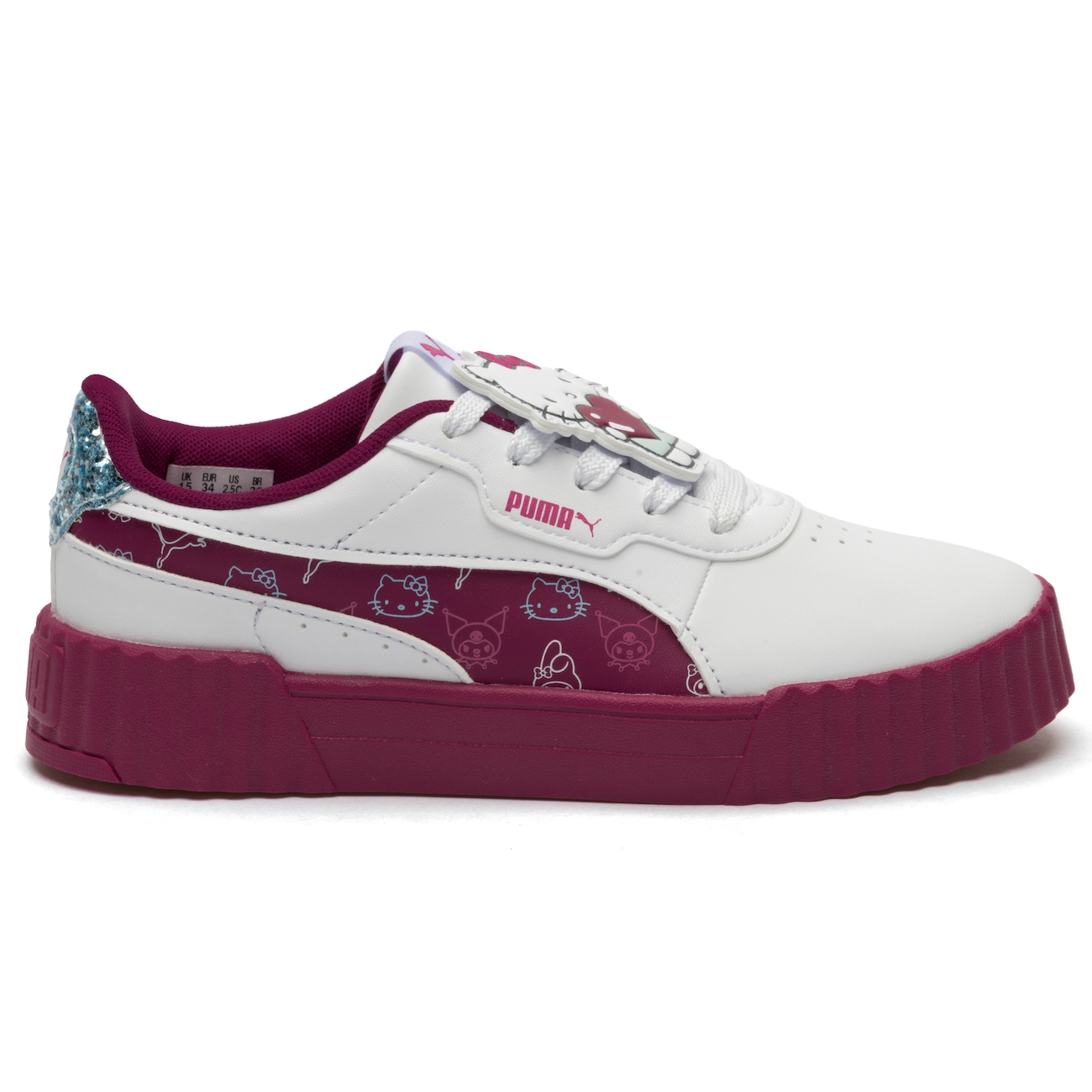 Tênis Infantil Puma Carina 3.0 Hello Kitty And Friends em Promoção ...