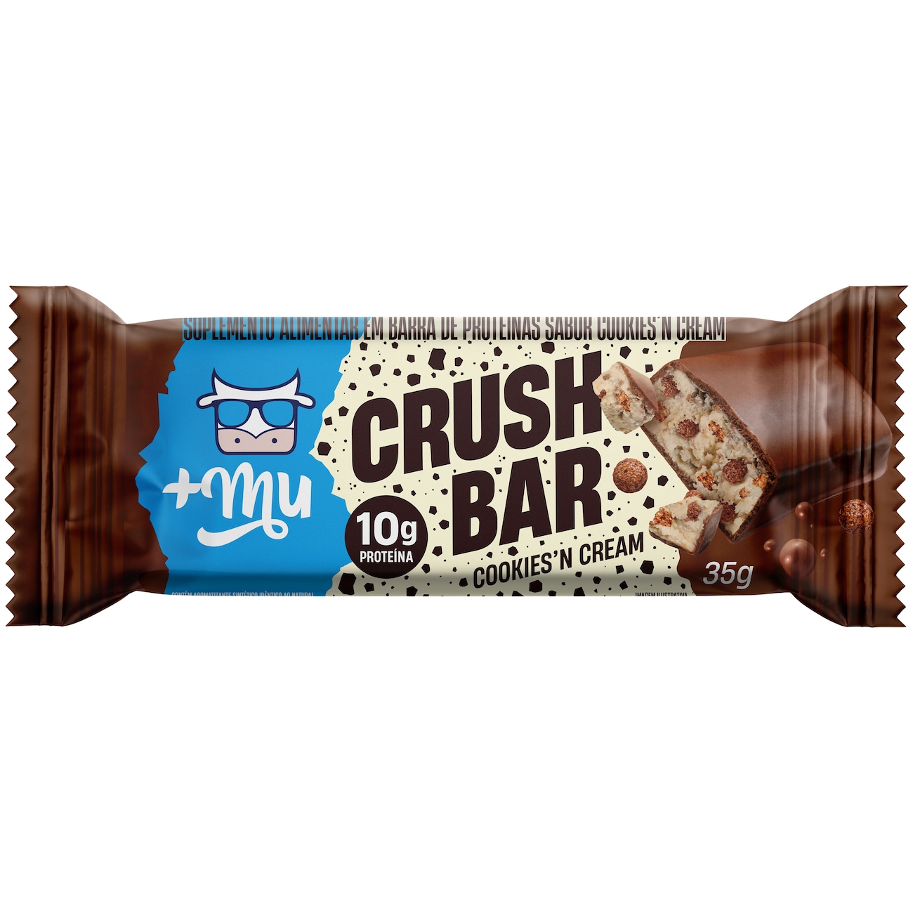 BARRINHA MU CRUSH BAR 2 0 COOKIES CREAM | Centauro