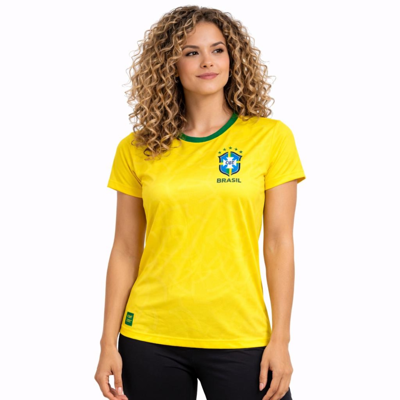 Camiseta da Seleção do Brasil CBF 26/27 Feminina - Escorrega o Preço