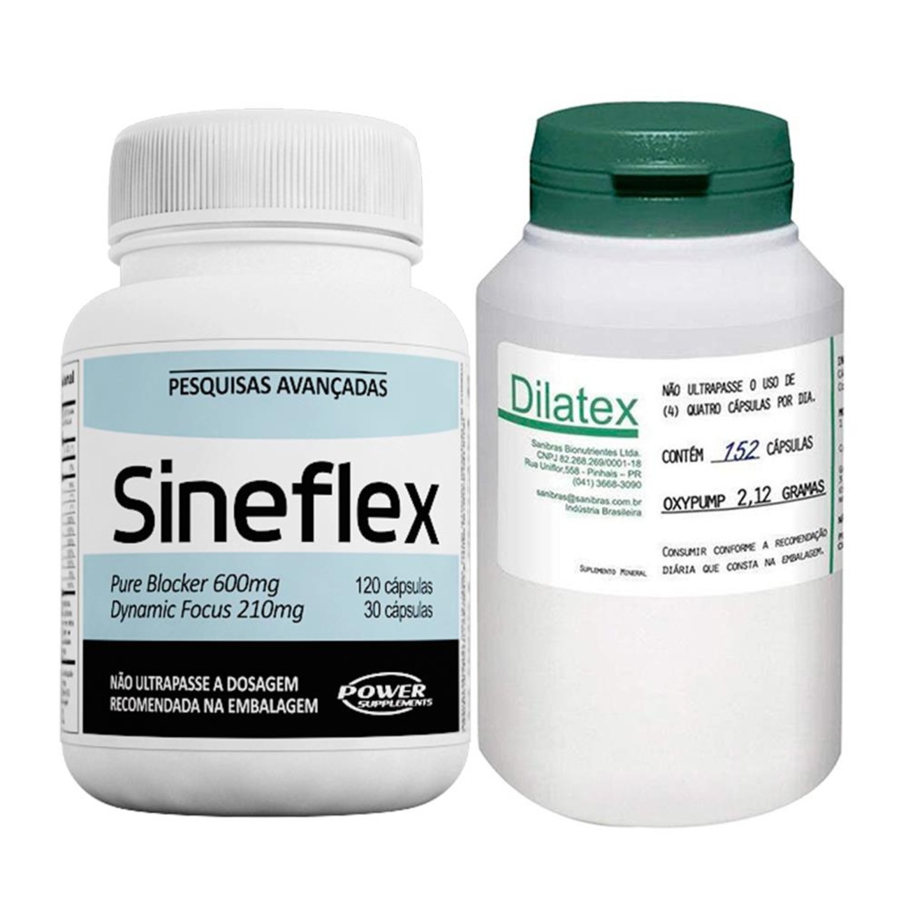 Kit Sineflex 150 Cáps + Dilatex Extra Pump 152 Cáps | Centauro