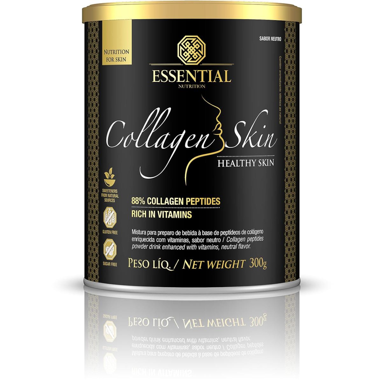 Colágeno Essential Nutrition Collagen Skin - Natural - 300g | Centauro