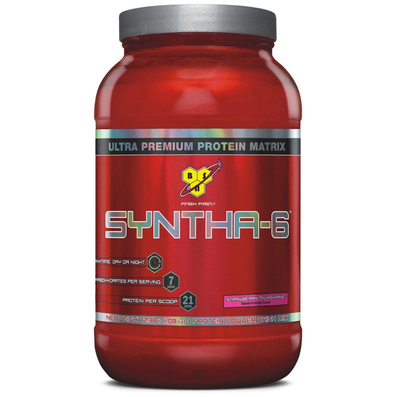 Proteína BSN Syntha-6 - Morango - 1,1 kg | Centauro