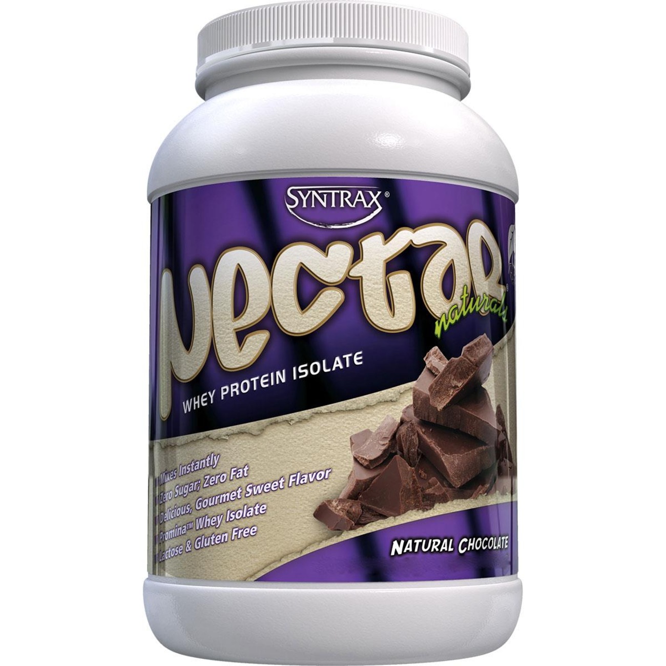 Whey Protein Isolado Syntrax Nectar Naturals - Chocolate - 1,13kg ...
