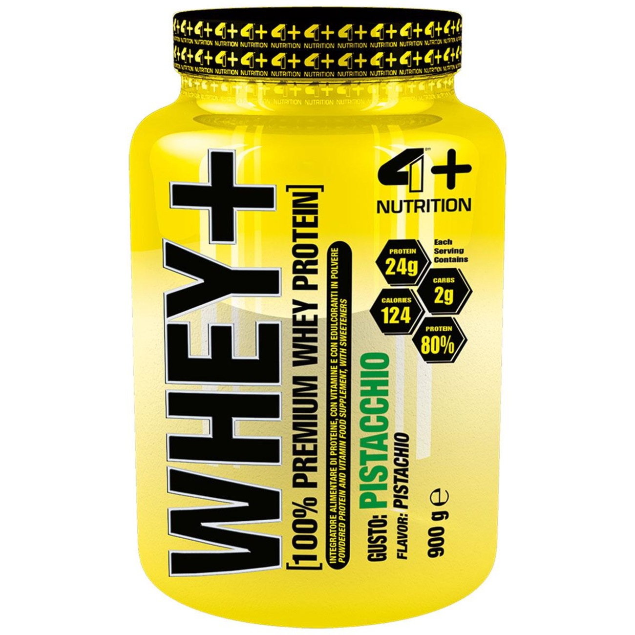 Whey Protein 4+ Nutrition Whey+ - Pistache - 900g | Centauro