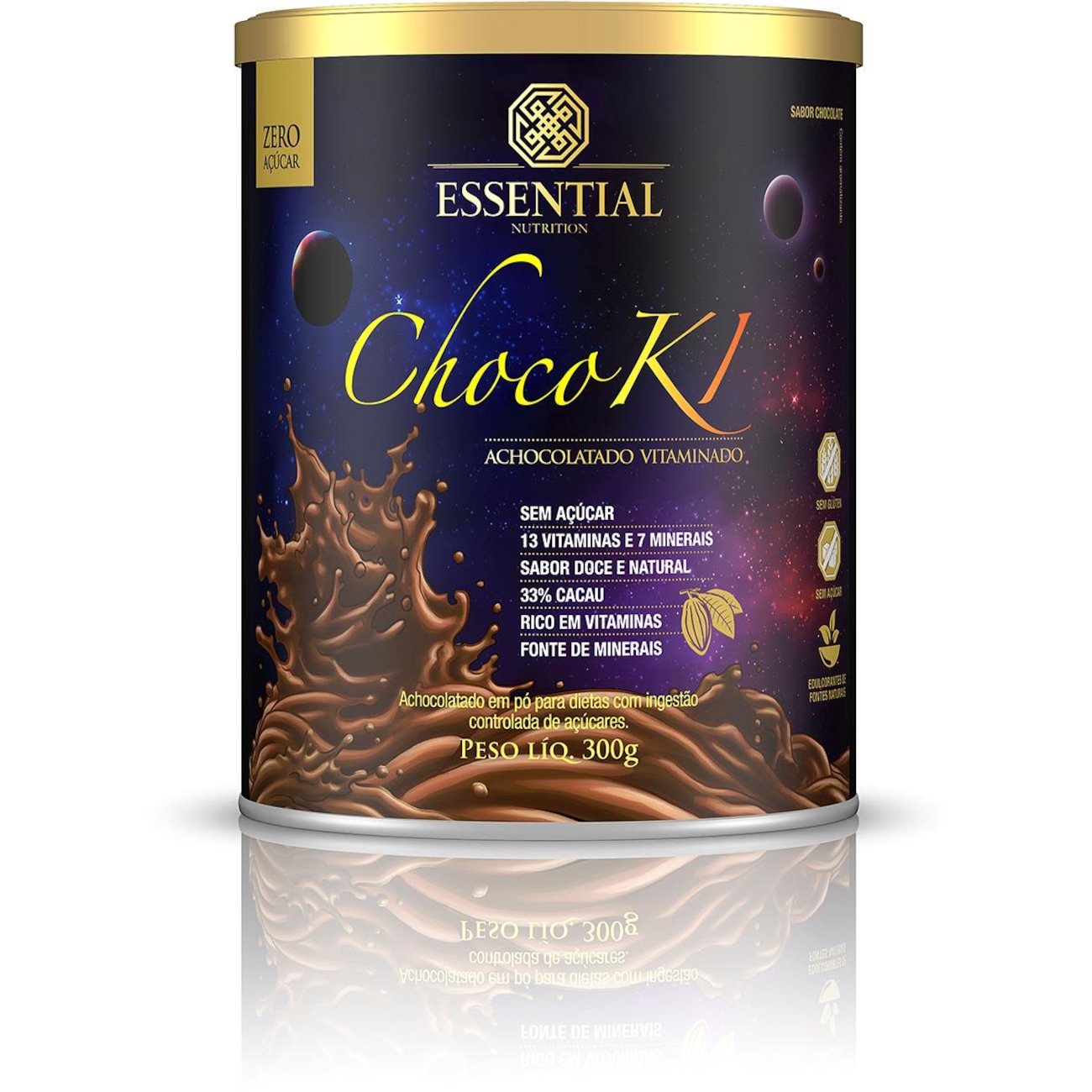 Achocolatado Multivitamínico Essential Nutrition ChocoKi - Chocolate ...