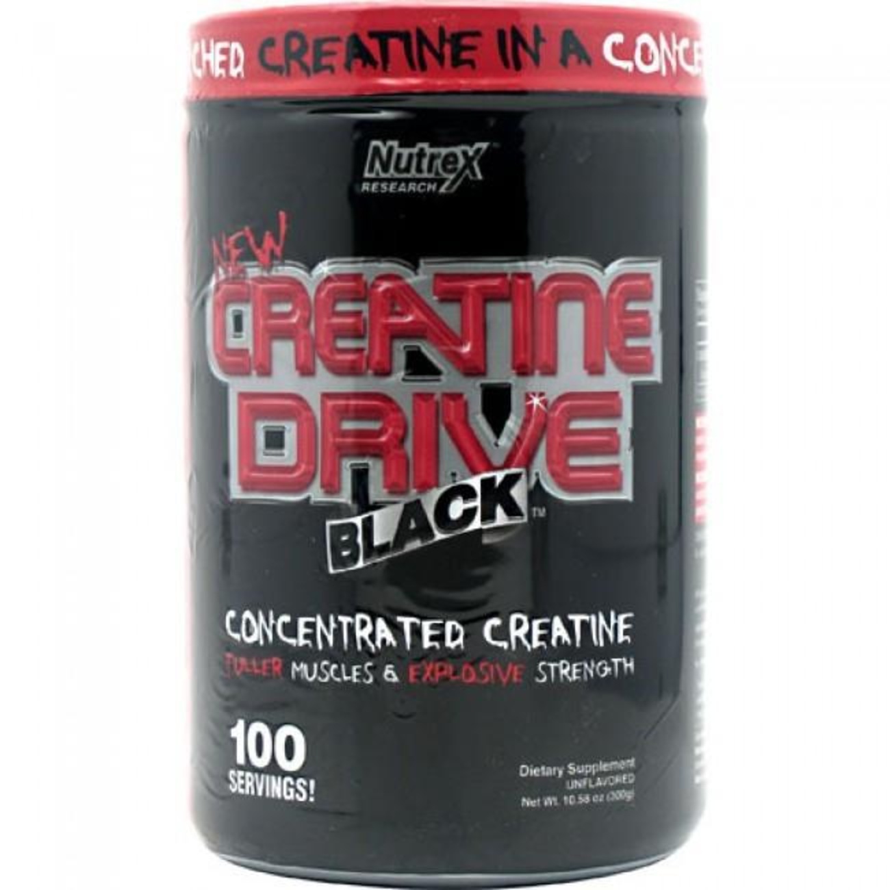 Creatina Nutrex Creatine Drive Black - 300g | Centauro