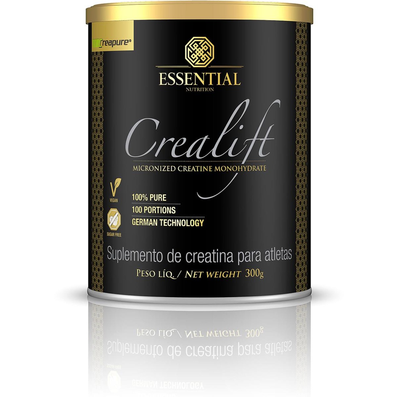 Creatina Essential Nutrition CreaLift - Sem Sabor - 300g | Centauro