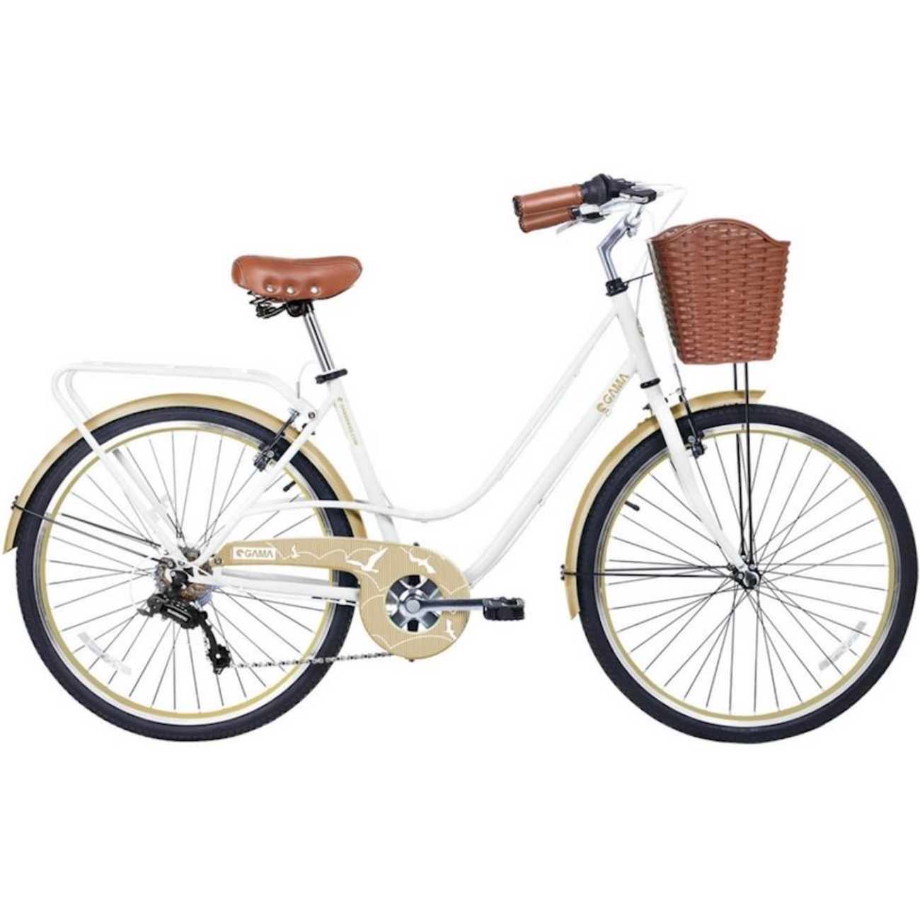 Bicicleta Gama Bikes City Avenue - Aro 26 - Freios V-Brake - Câmbio ...