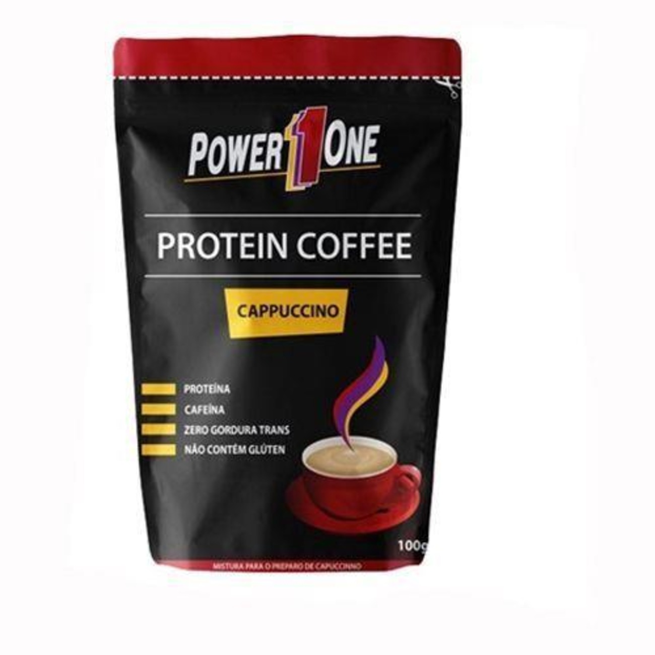 Café Proteico Power One Protein Coffee - Capuccino - 100g em Promoção ...