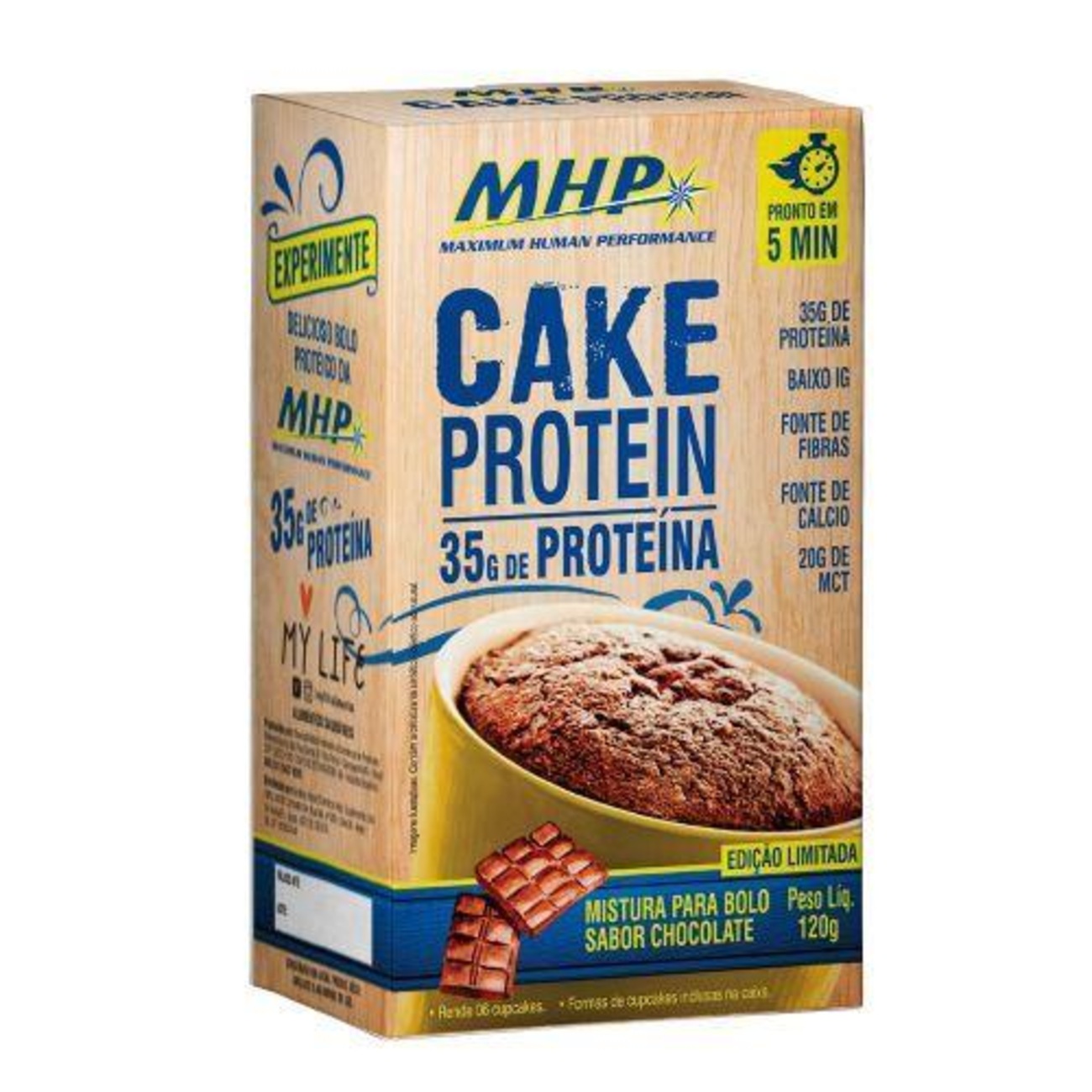 Mistura para Bolo MHP Cake Protein - Chocolate - 120g | Centauro