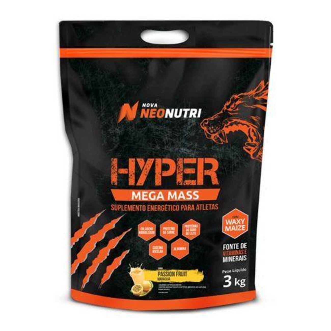 Hipercalórico NeoNutri Hyper Mega Mass - Maracujá - 3kg | Centauro