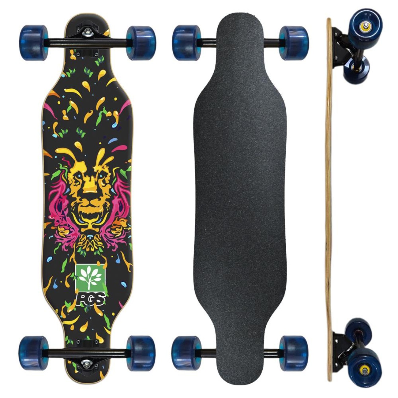 Skate Longboard PGS Completo Lion Colors | Centauro