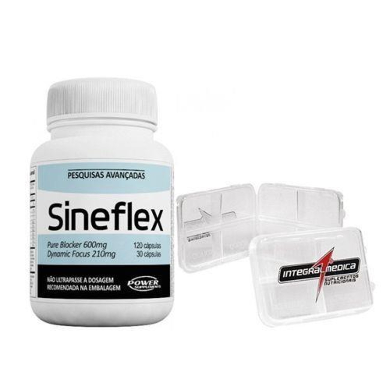 Termogênico Power Supplements Sineflex - 150 Cápsulas + Porta Cápsulas ...
