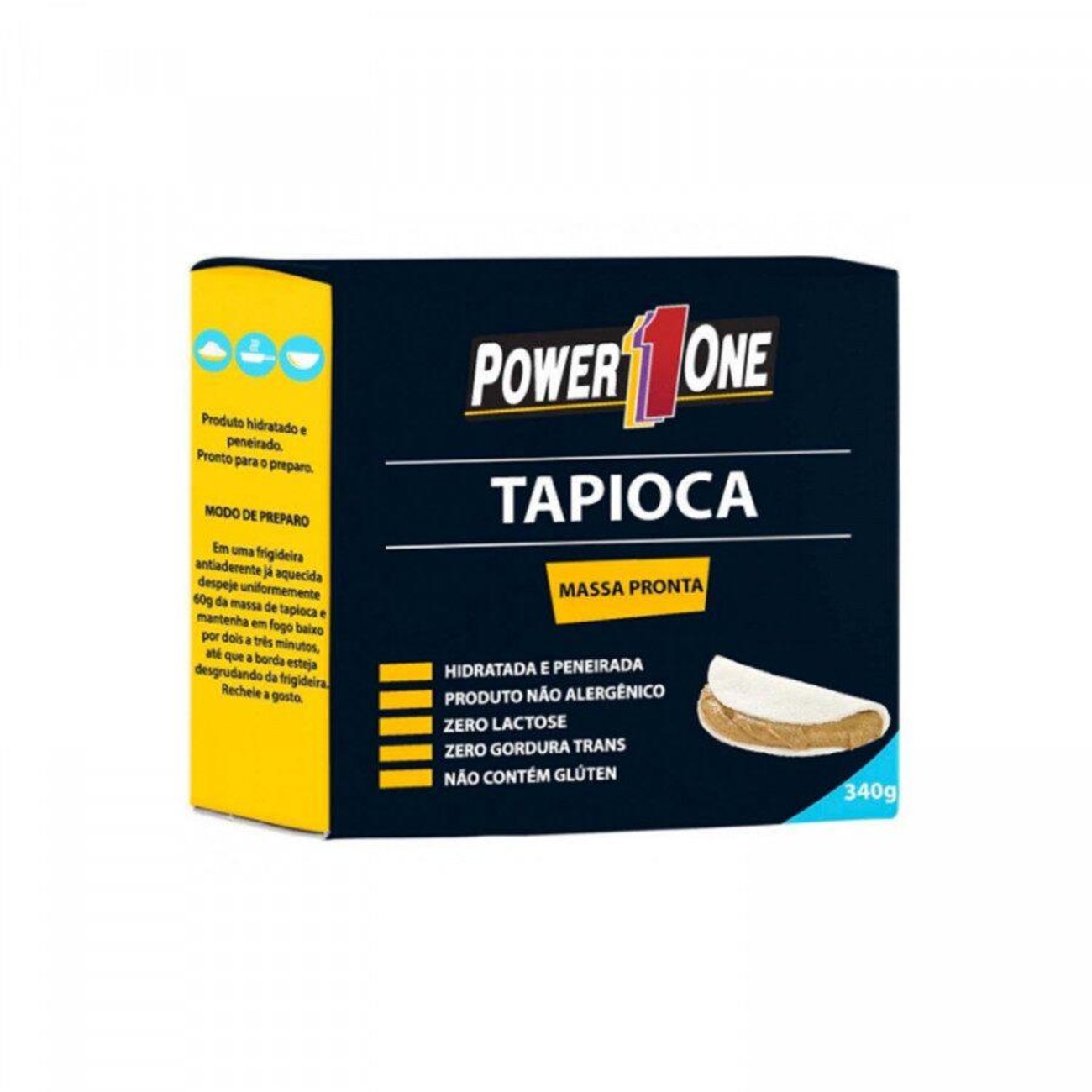 Tapioca Power One Massa Pronta - 340g | Centauro