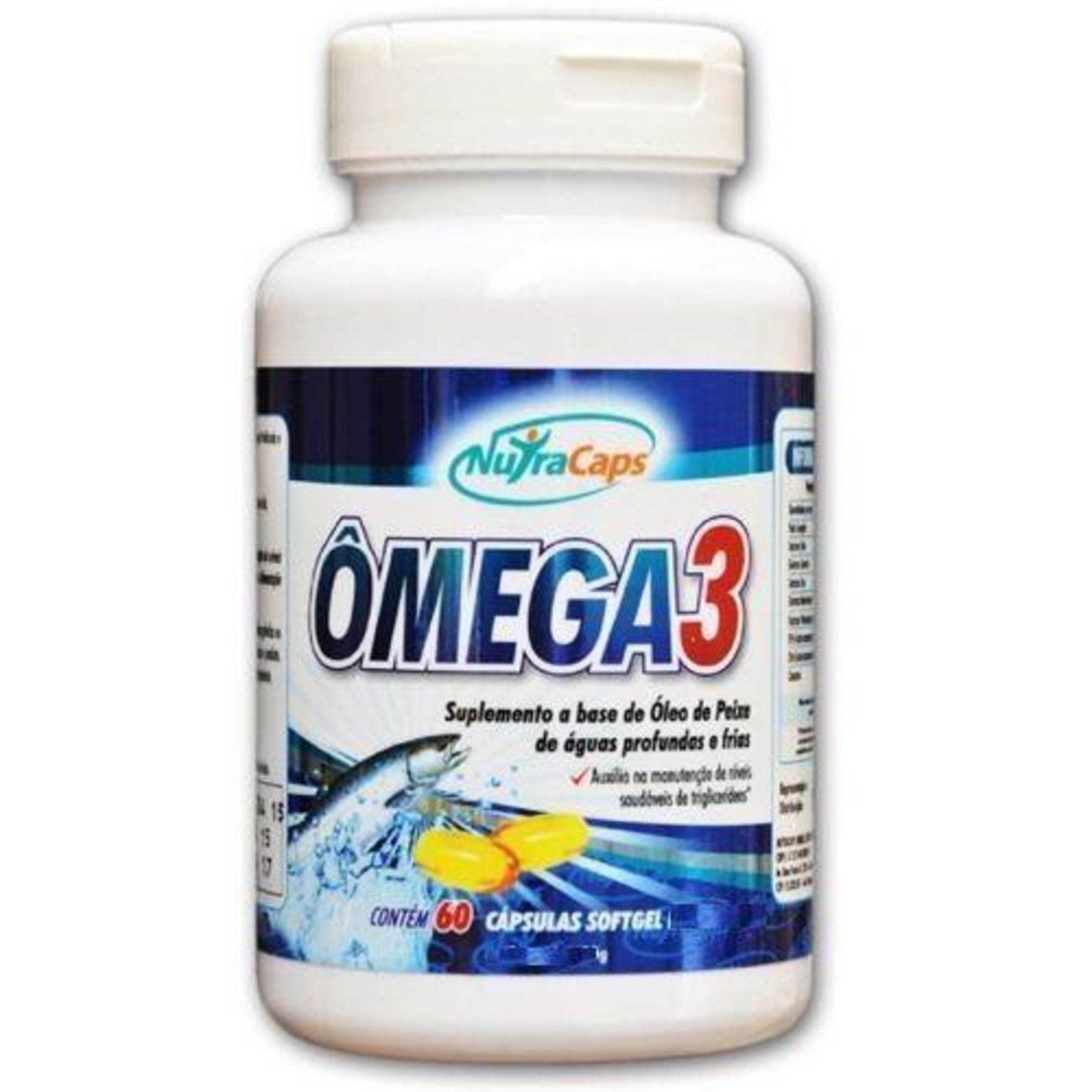 Ômega 3 NutraCaps 1000mg - 60 Cápsulas | Centauro