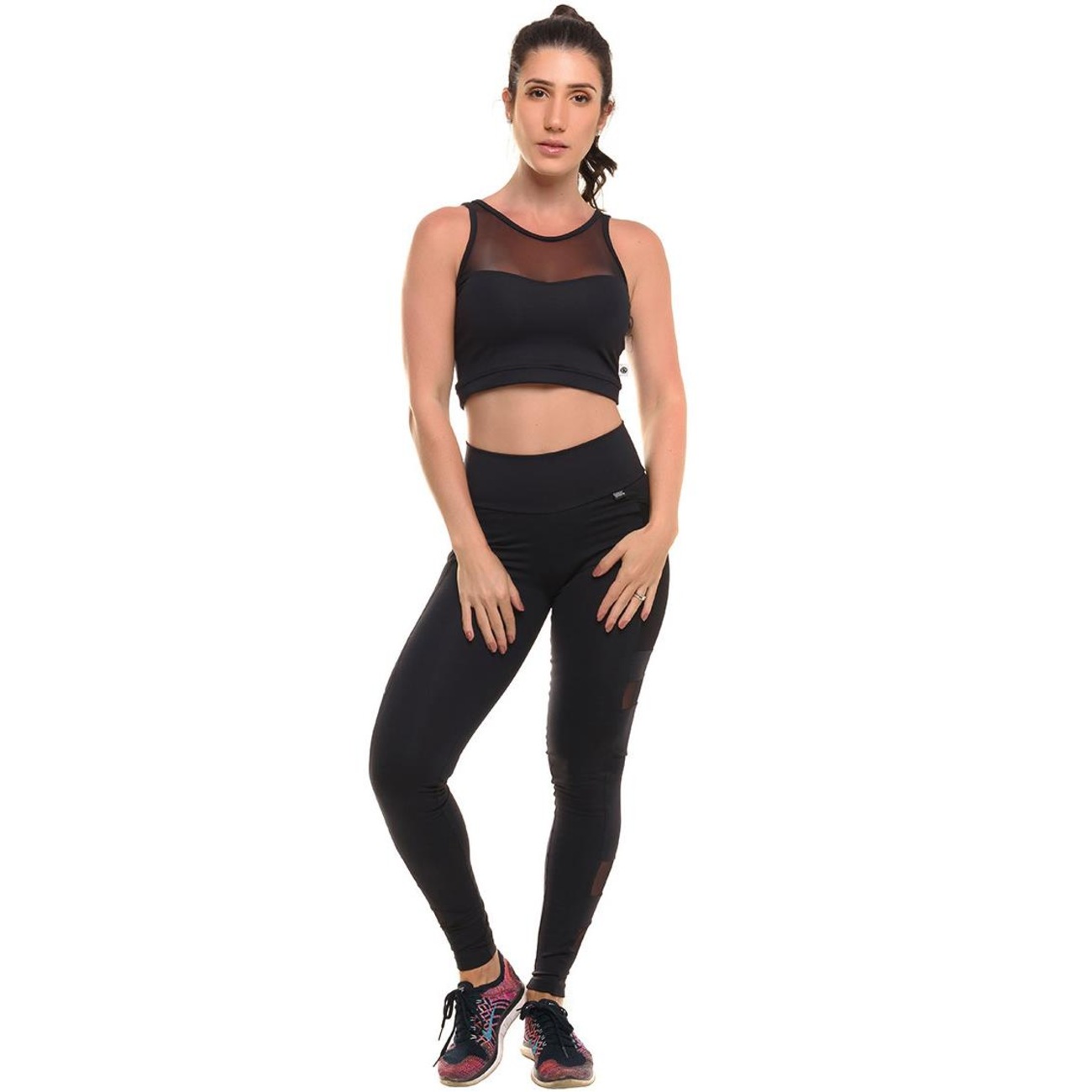 Conjunto Sandy Fitness Light Sensation com Proteção Solar UV50+: Top ...